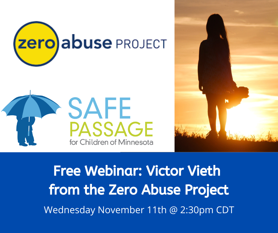 Register Today for Our Free Webinar: featuring Victor Vieth of the Zero ...