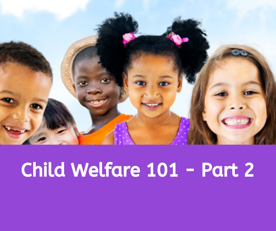 Register Today for Our Free Webinar: Child Welfare 101 - Part 2